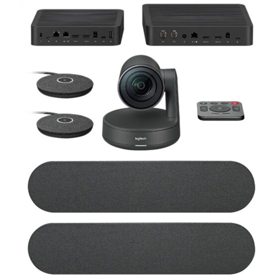Logitech Rally Plus (Incl, 2 x speakers, 2 x Mic pod, 1 x Display Hub ...